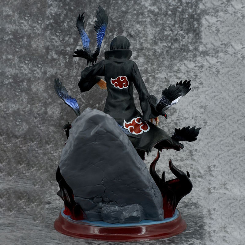 27cm Crow Uchiha Itachiha Itachi Sasuke Naruto Jogo Ação Figura Anime ...