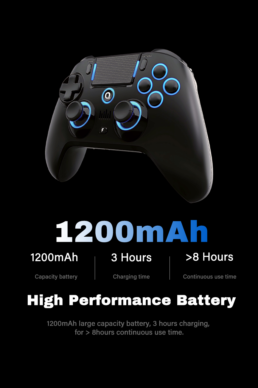 QRD Spark N5 Controlador Sem Fio Para PC , PS4 , PS3 , OLED Console Pro ...