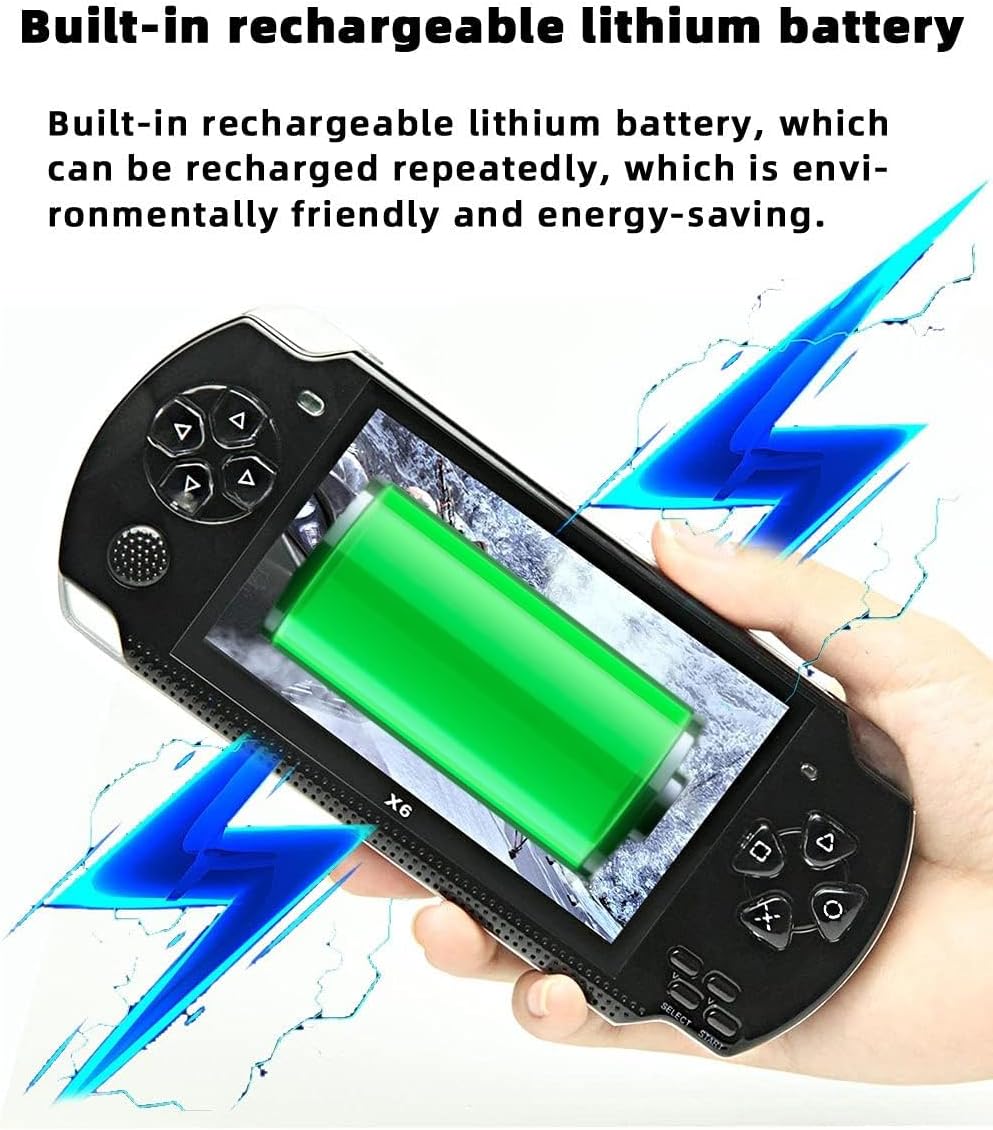 Console De Mão De 4,3 Polegadas Com 10000 Jogos 8GB/PSP/Jogador/PSV ...