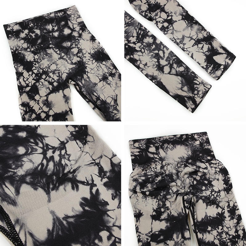 Tie Dye Seamless Leggings Calças De Yoga Fitness Femininas Calças De