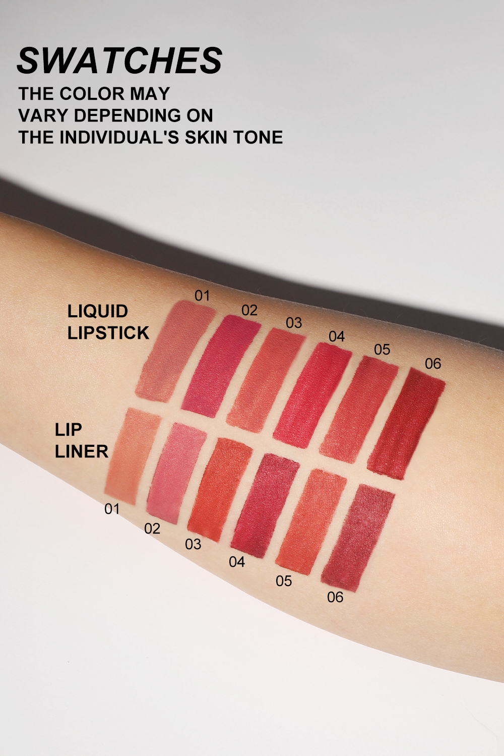 Forro labial para os lábios Conjunto de 2 peças de revestimento labial ...