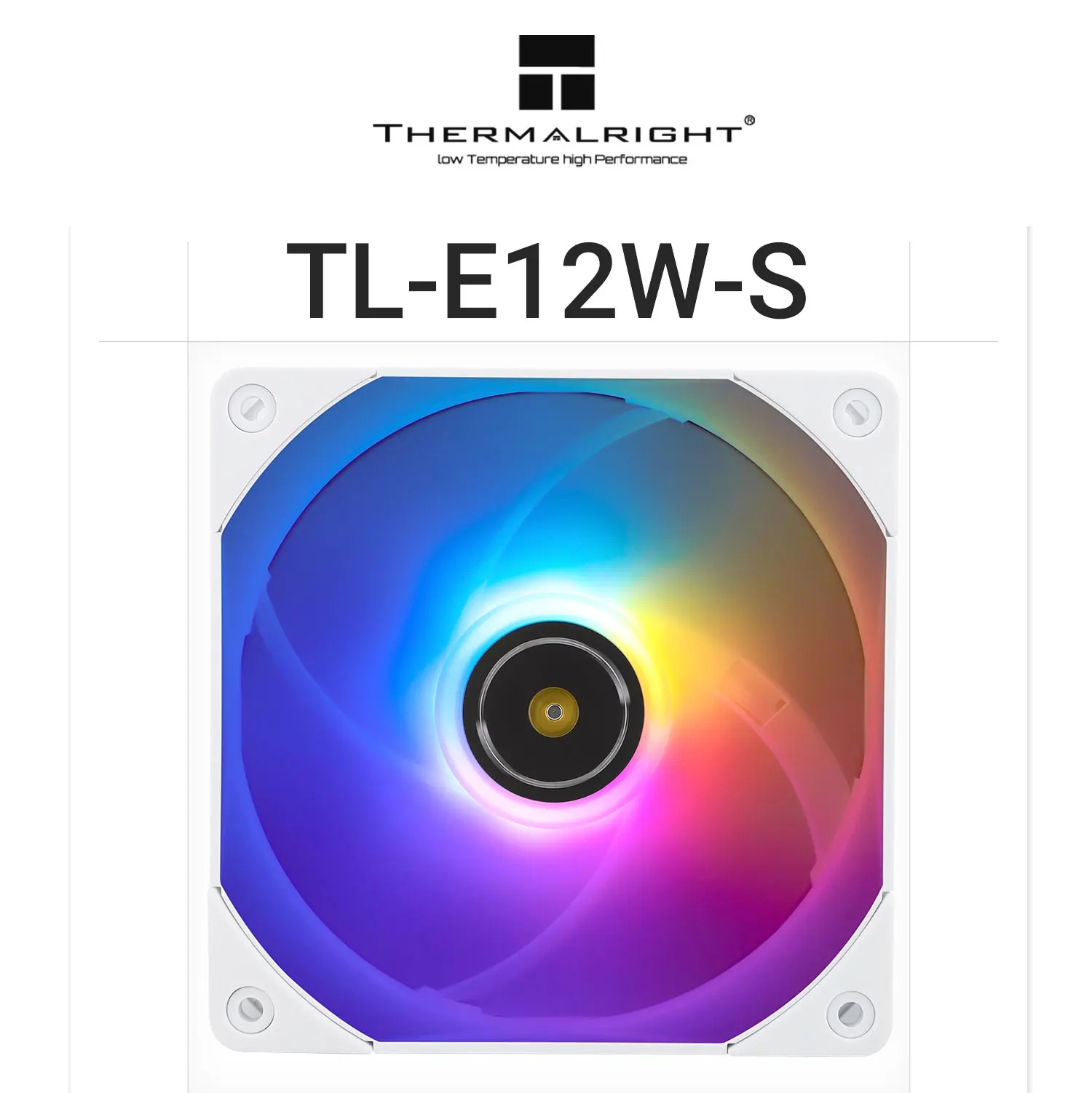 Ventilador De Resfriamento De Chassi Thermalright TL-E12W-S X3 12CM 1500RPM 4Pin PWM 61CFM ...