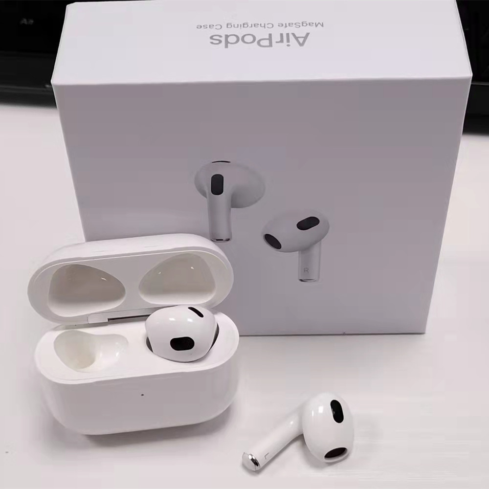 Novo AirPods 3 Fones De Ouvido Bluetooth Sem Fio iPhone GPS Renomear ...