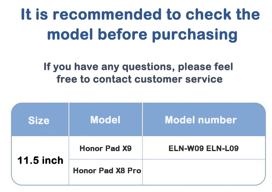 Para Huawei Honor Tablet X9 11,5 polegadas 2023 ELN-W09 L09 Suporte Tri ...