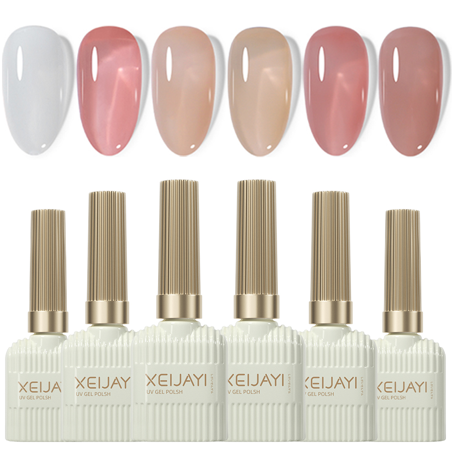 XEIJAYI Conjunto De Esmalte Em Gel De 15 Ml , 6 Peças , Perfeito Para ...