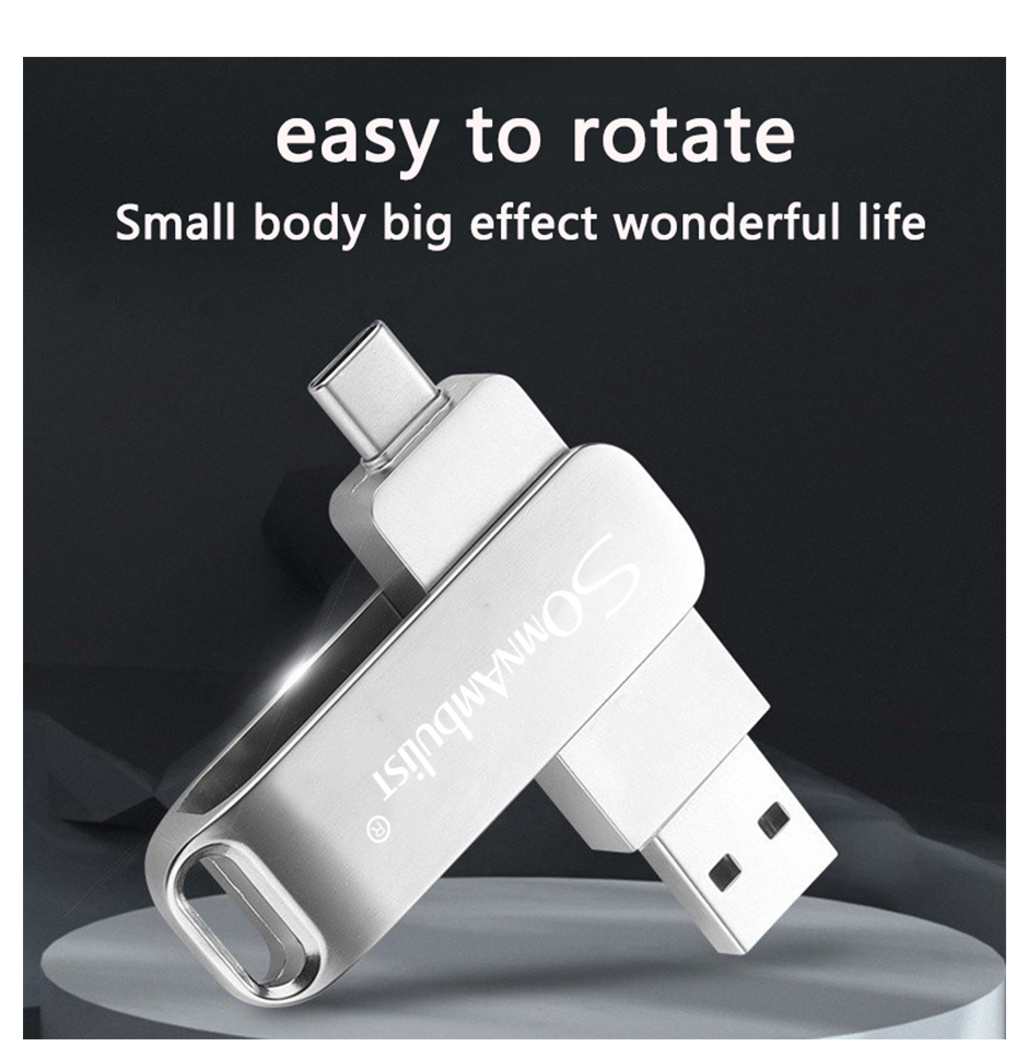 Original TYPE-C 3-in-1 Drive 32GB/64GB/8GB/16GB/128GB Portable Flash ...