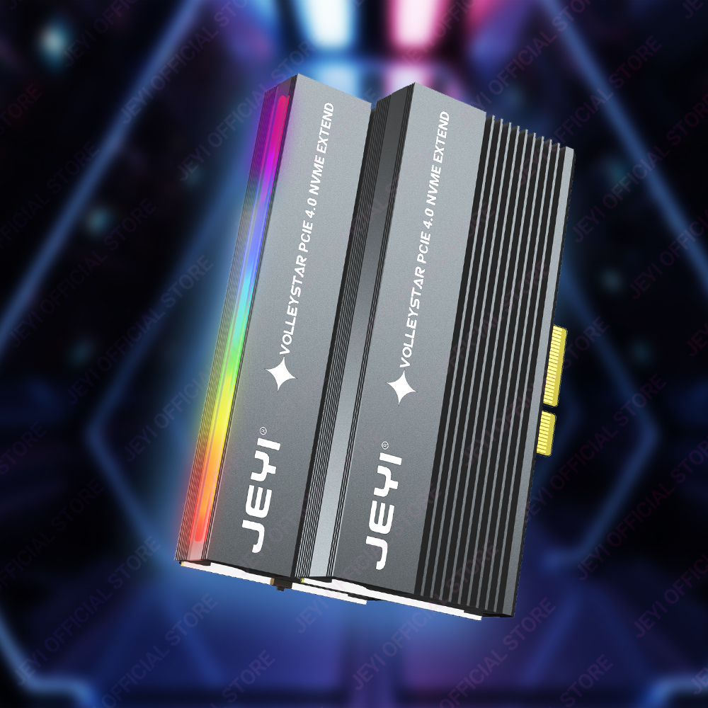 Adaptador SSD JEYI RGB PCIe 4.0 NVMe , Para M . 2 Com Dissipador De Calor De Alumínio ...