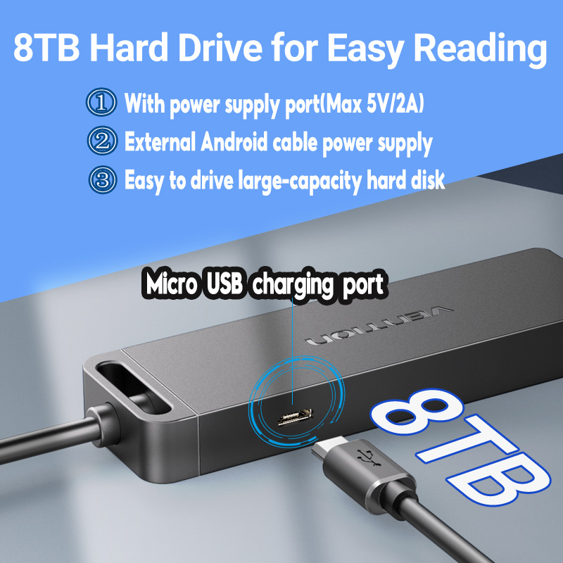 Vention Porta USB HUB Para RJ45 Ethernet Adaptador De Rede Gigabit ...