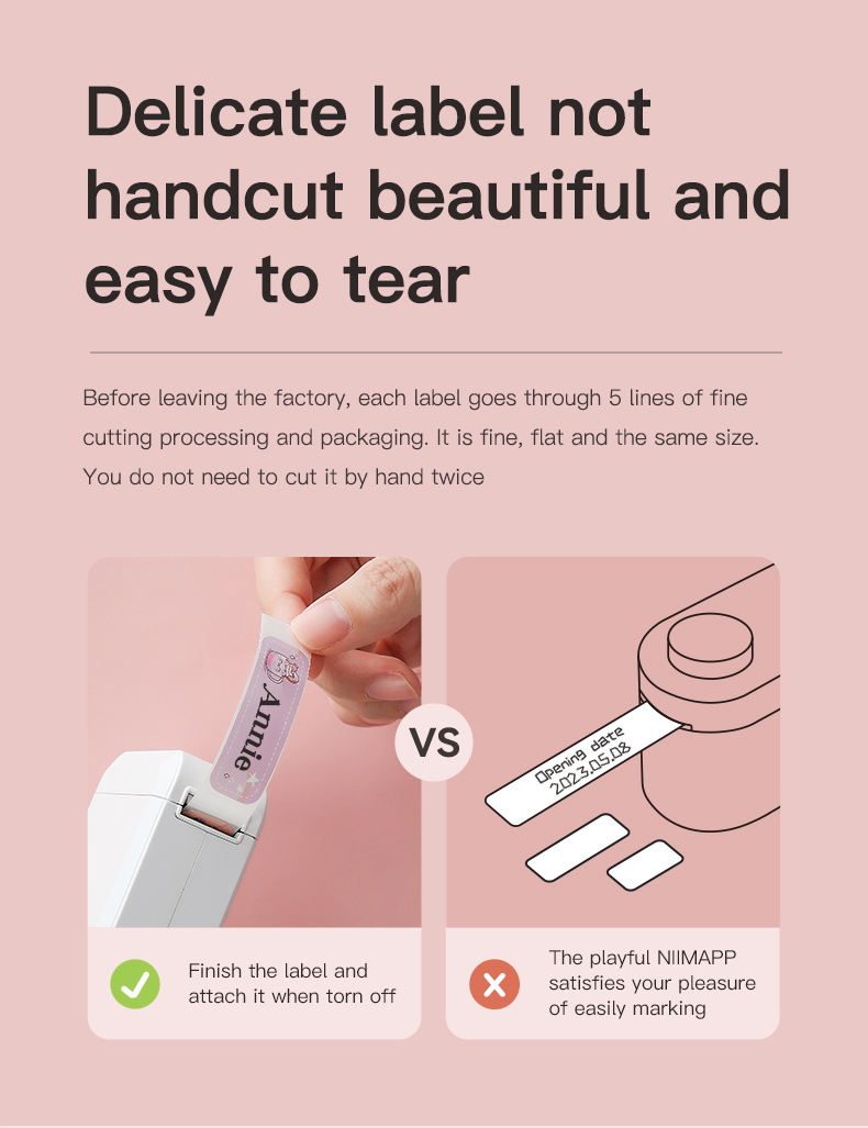 Máquina Fabricante De Etiquetas NIIMBOT D110 Com Fita , Impressora ...