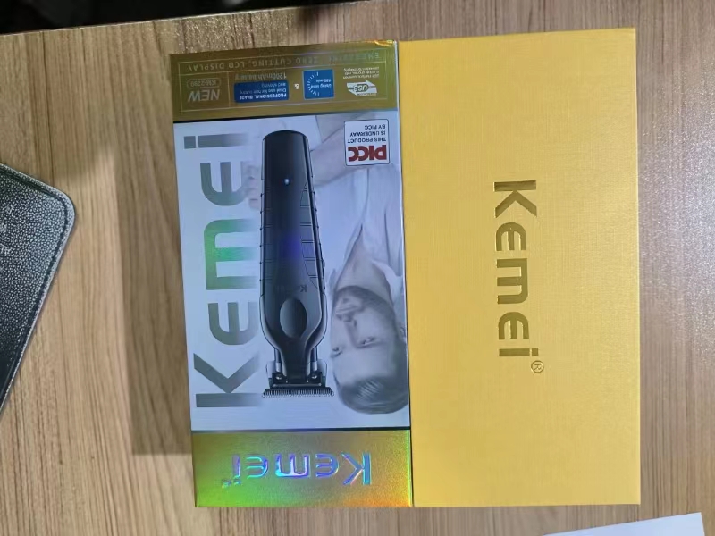 Aparador De Cabelo Sem Fio Kemei 2299 Barber Cordless 0mm Zero Gapped Clipper Detalhe Da Máquina ...