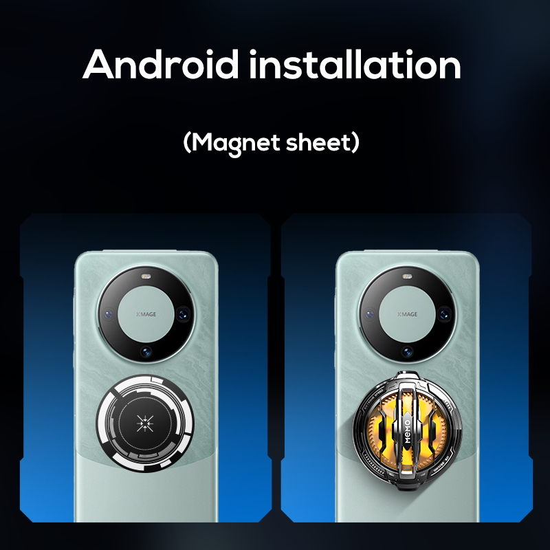 BlueWow CX07 Phone Cooling Fan Refrigerador Magnético Para Telefone Comprimido Dedicado Com ...