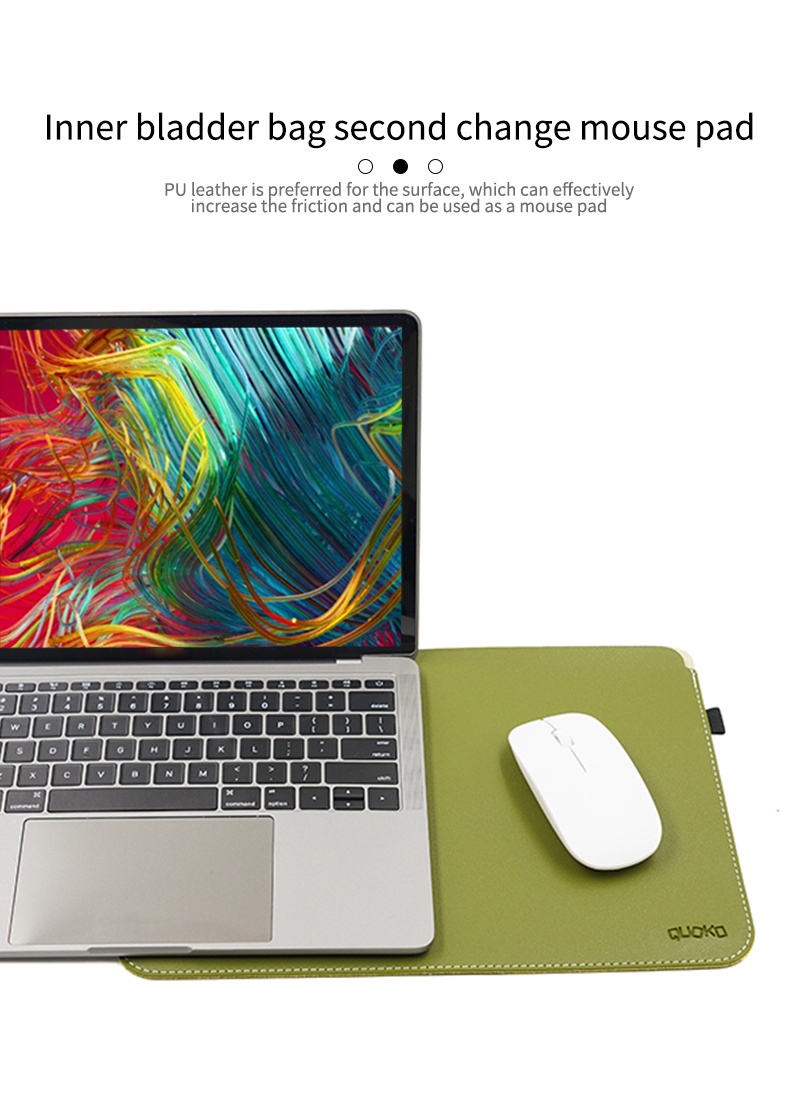 Bolsa Protetora Leve para Laptop Macbook Pro 14/16/13.3 Dell HP com Forro Horizontal Reta ...