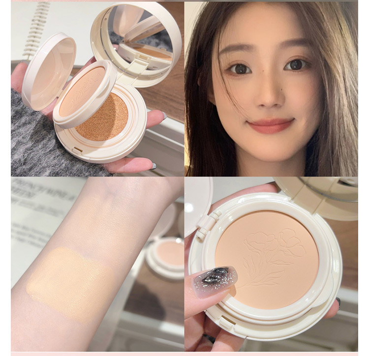 Gegegege BEAR 2 Em 1 Pó Prensado E Almofada De Ar CC Creme , Hidratante ...