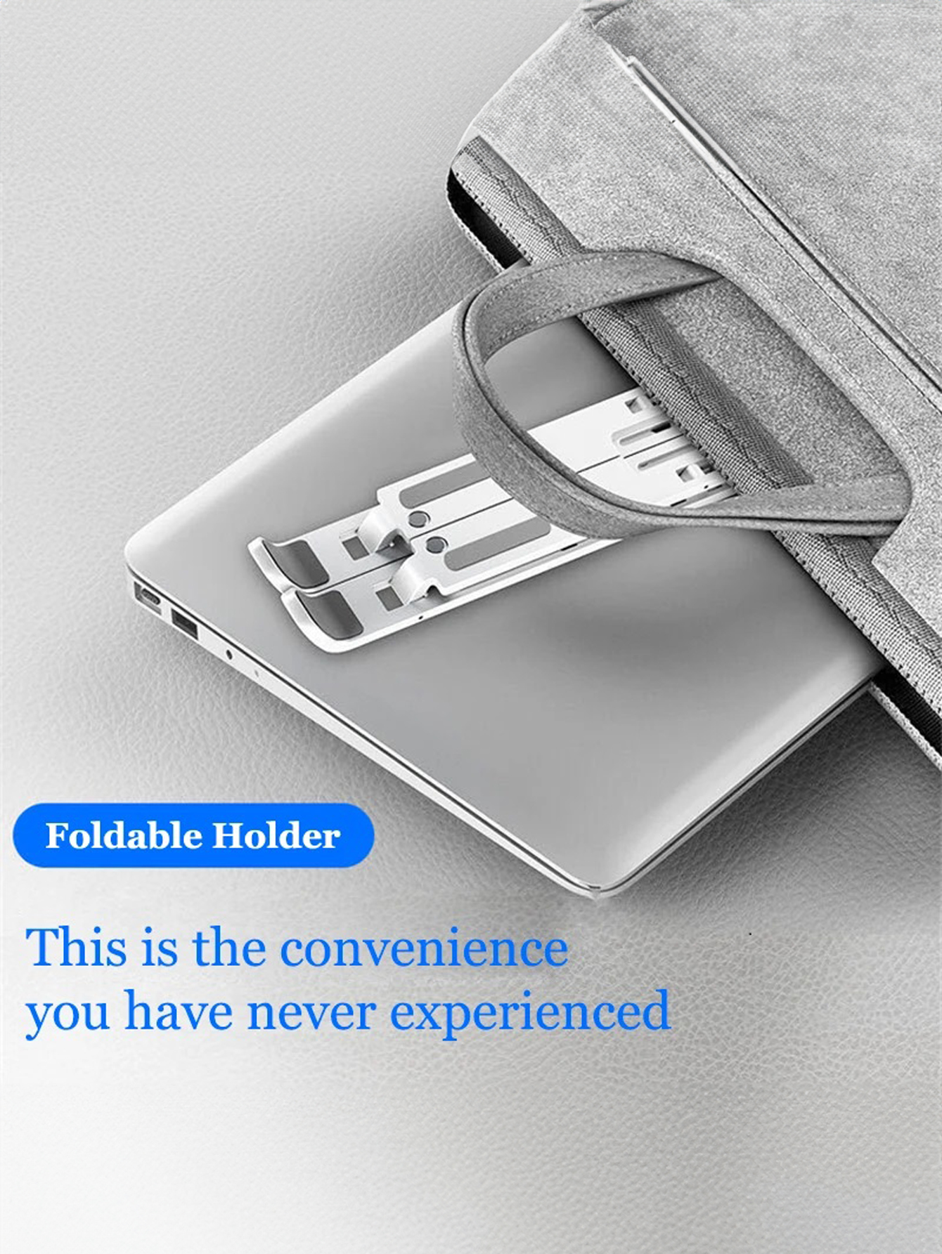 Suporte Para Tablet Plástico ABS Dobrável Ajustável Até 13.3 Polegadas ...