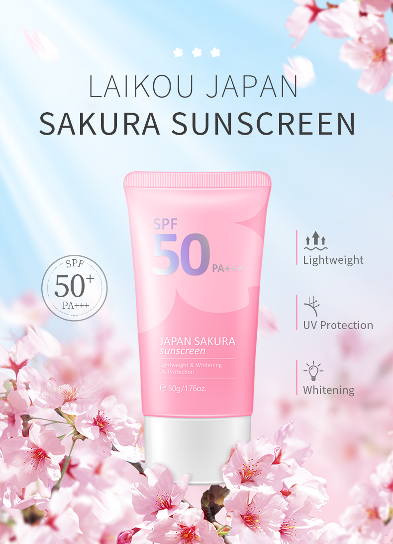 LAIKOU Sakura Soro De Rejuvenescimento Protetor Solar Remover Creme ...