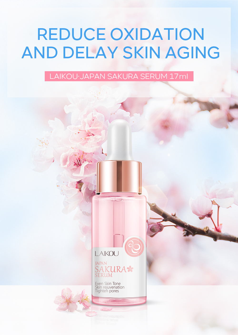 LAIKOU Sakura Soro De Rejuvenescimento Protetor Solar Remover Creme ...