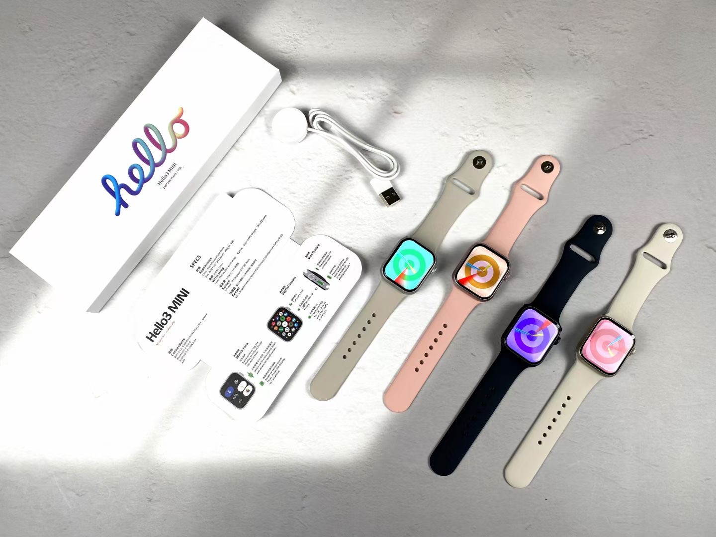 Smartwatch Olá 3 Mini Série 9 41mm 1G ROM NFC Bússola Senhora Chamada Bluetooth Relógio Feminino ...