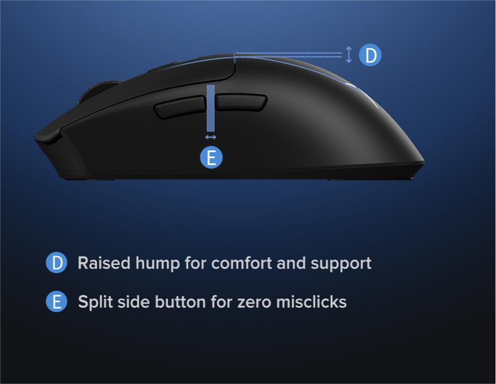 Delux M600 PRO PAW3395 Mouse Para Jogos DPI MAX 26000 Com Fio 2.4G Sem ...