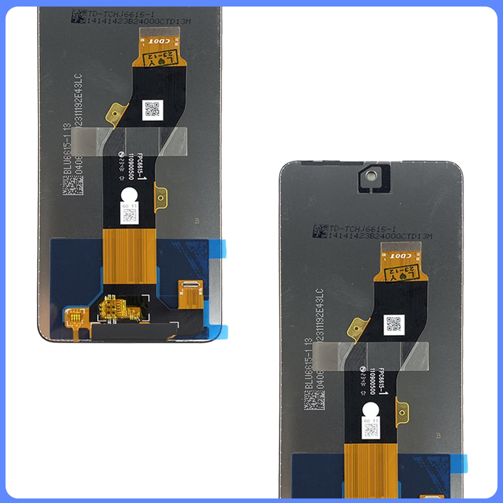 Preto 6,6 Polegadas Para Tecno Spark 20C Spark20C BG7n BG7 Display LCD ...