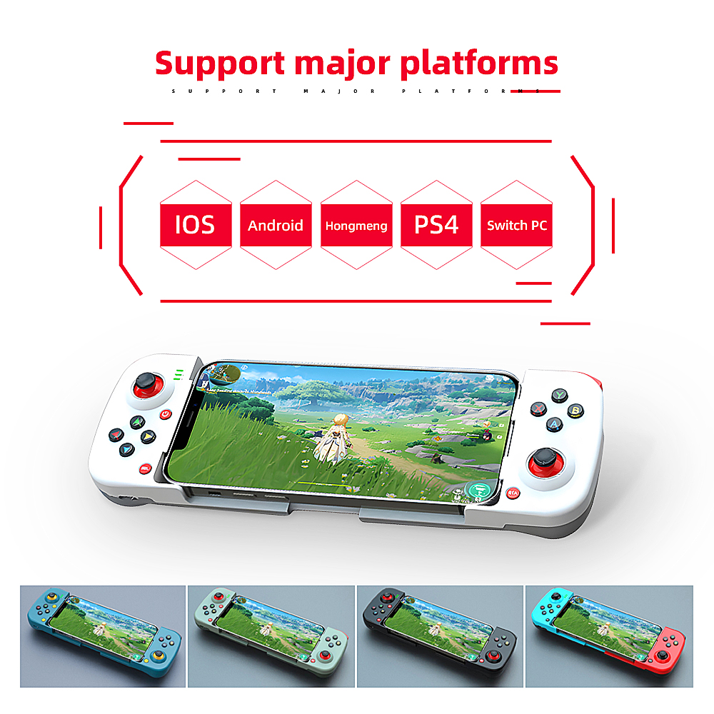 Gamepad Bluetooth para iPhone Android PS4 Switch PC com Gatilho Pubg Jogo Móvel | Shopee Brasil