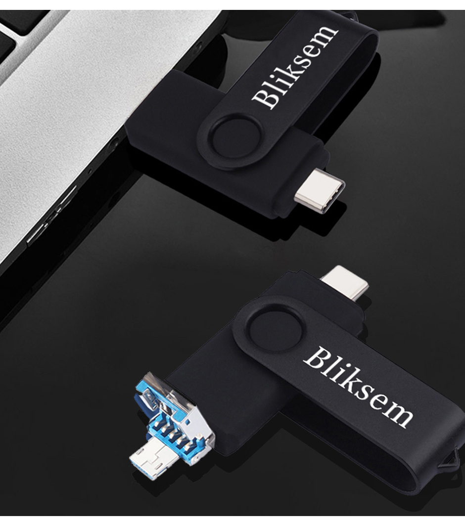 Bliksem Original TYPE-C Pen Drive 32GB 16GB 8GB 64GB OTG Memória USB ...
