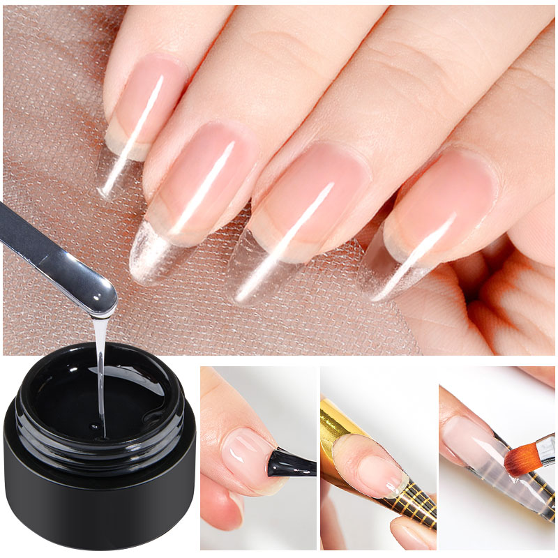 MTSSII Extensão Gel De Unhas Quick Building UV Acrílico Branco ...