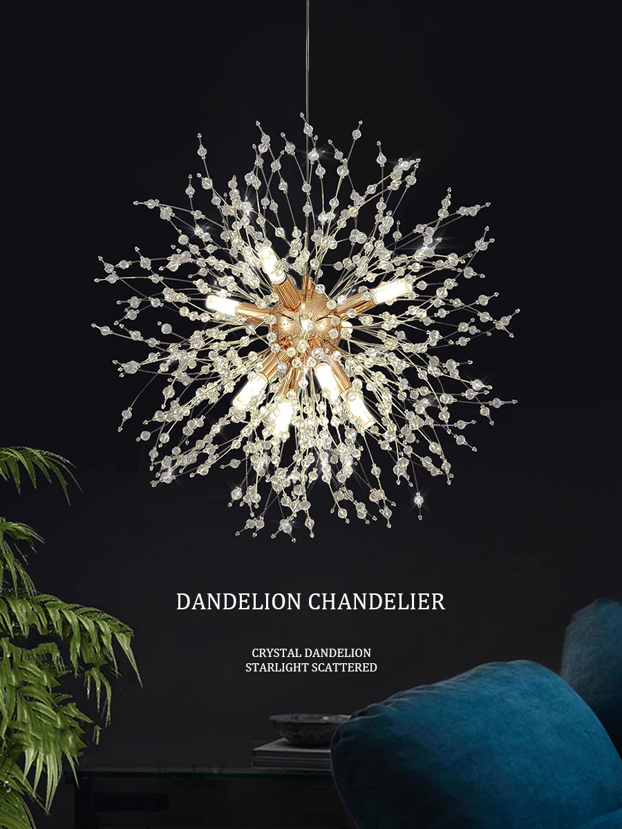 Candelabro De Fogo De Artifício Dandelion , Candelabros Moderno Crystal ...