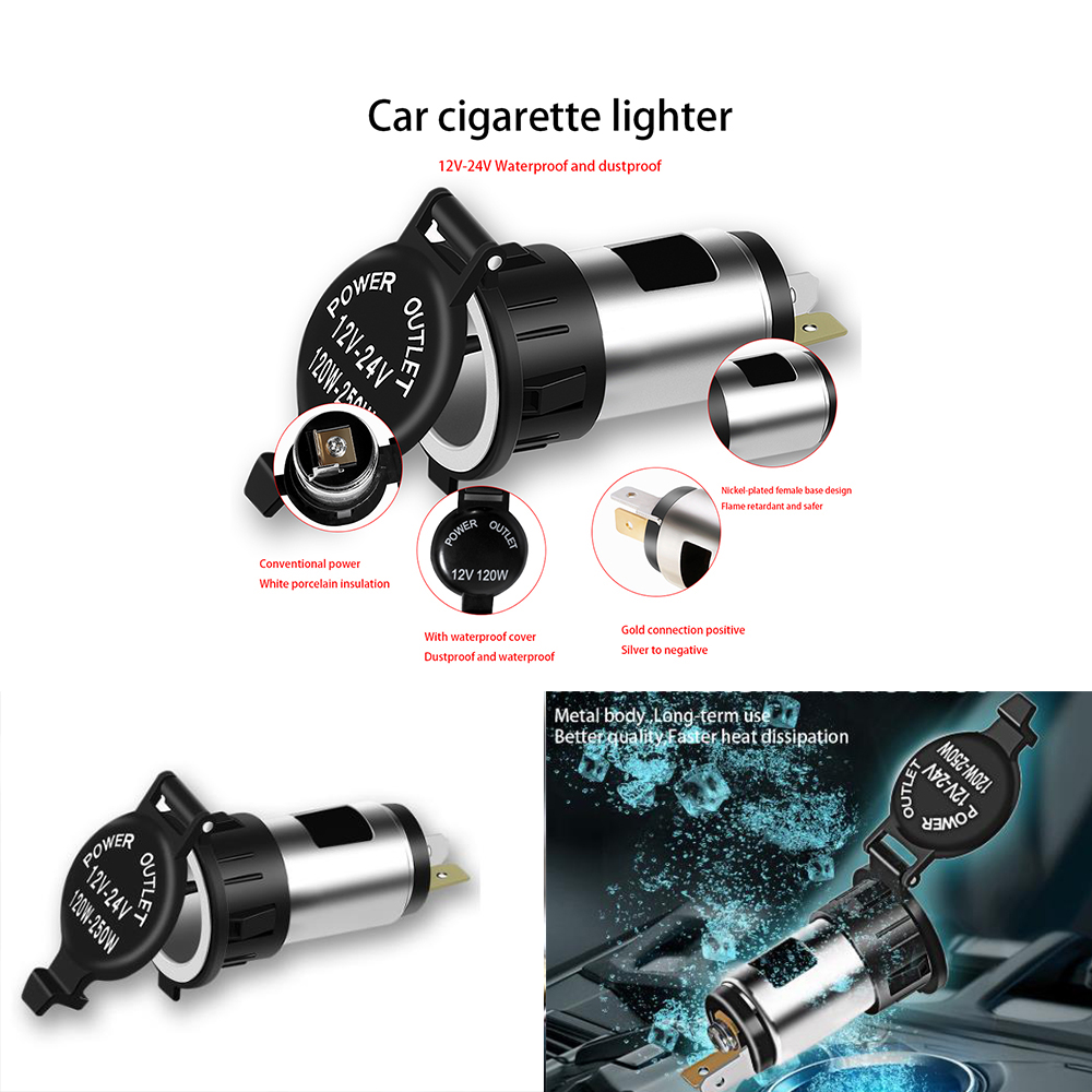 Isqueiro Para Carro 12V À Prova d'Água, Fêmea, Substituição para RV e ...