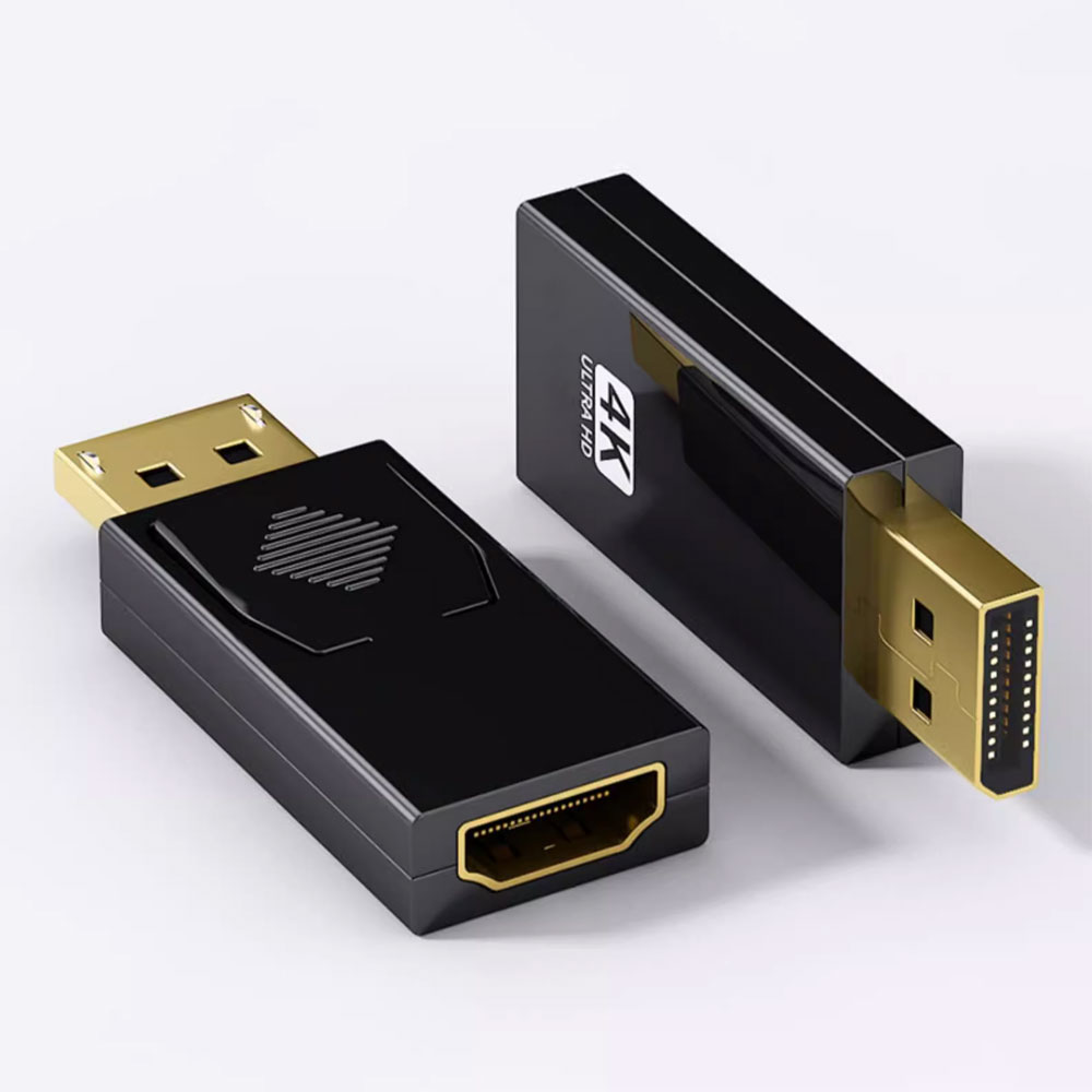 Adaptador DisplayPort para HDMI 4K 1080P para PS5, PC, TV, Desktop Full ...