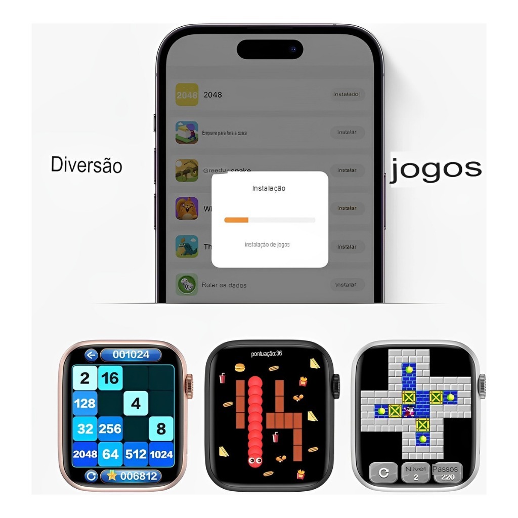 Novo Smartwatch Relógio Inteligente S9 Mini 38/45mm 9 Amantes Masculino ...