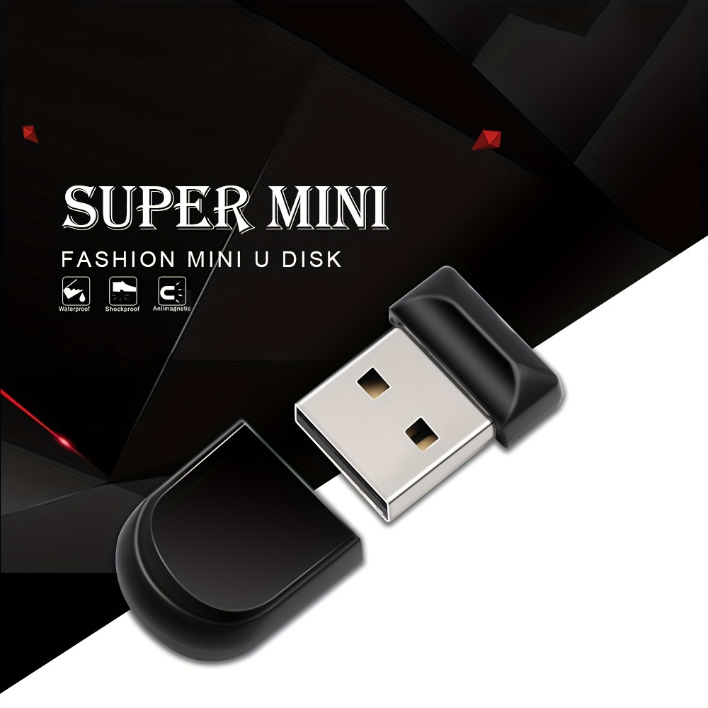 Super Mini Metal USB Flash Drive 64GB 32GB 16GB 8GB 4GB Memória Vara ...