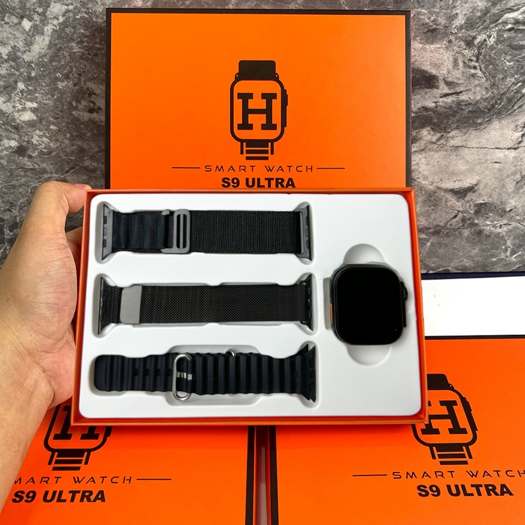 S100 Ultra 2 S9 Novo Smartwatch Relógio Inteligente 7 Em 1 Alças 49mm ...