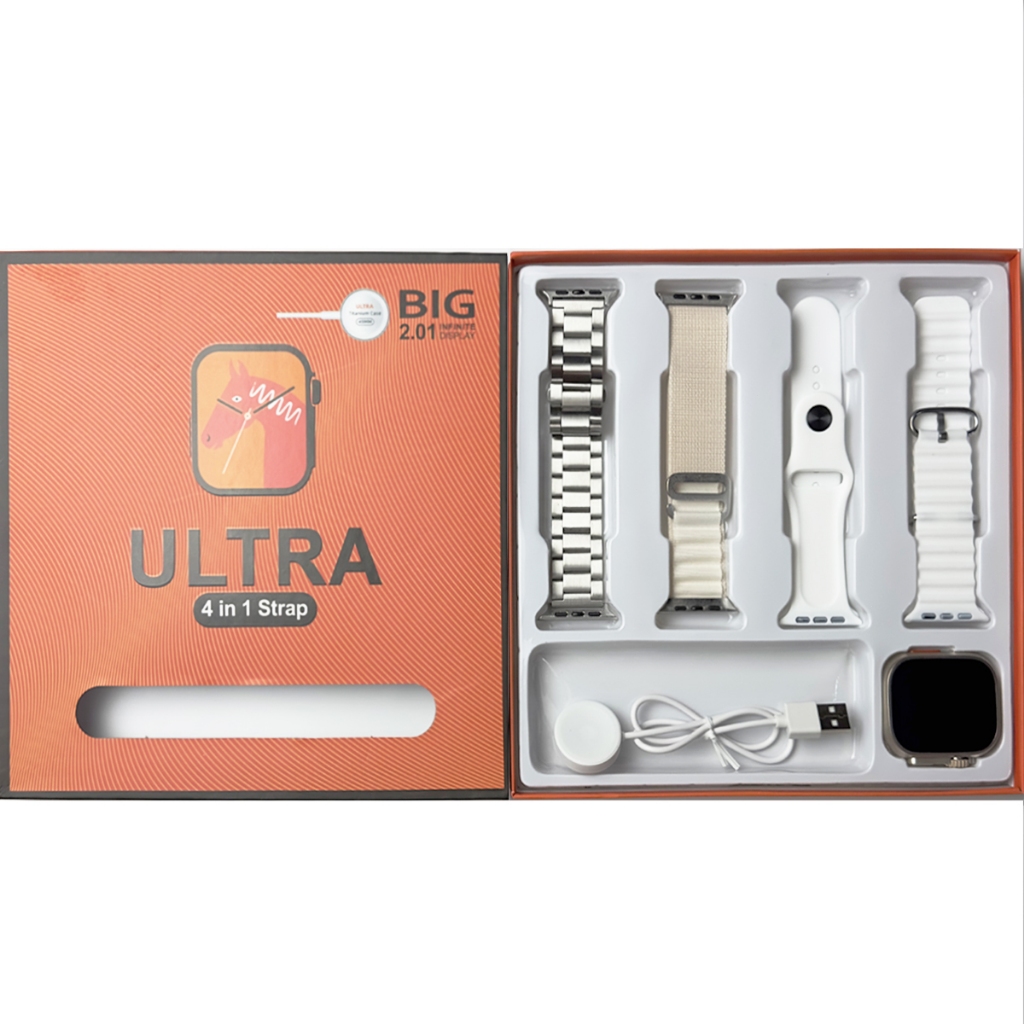 S100 Ultra 2 S9 Novo Smartwatch Relógio Inteligente 7 Em 1 Alças 49mm ...