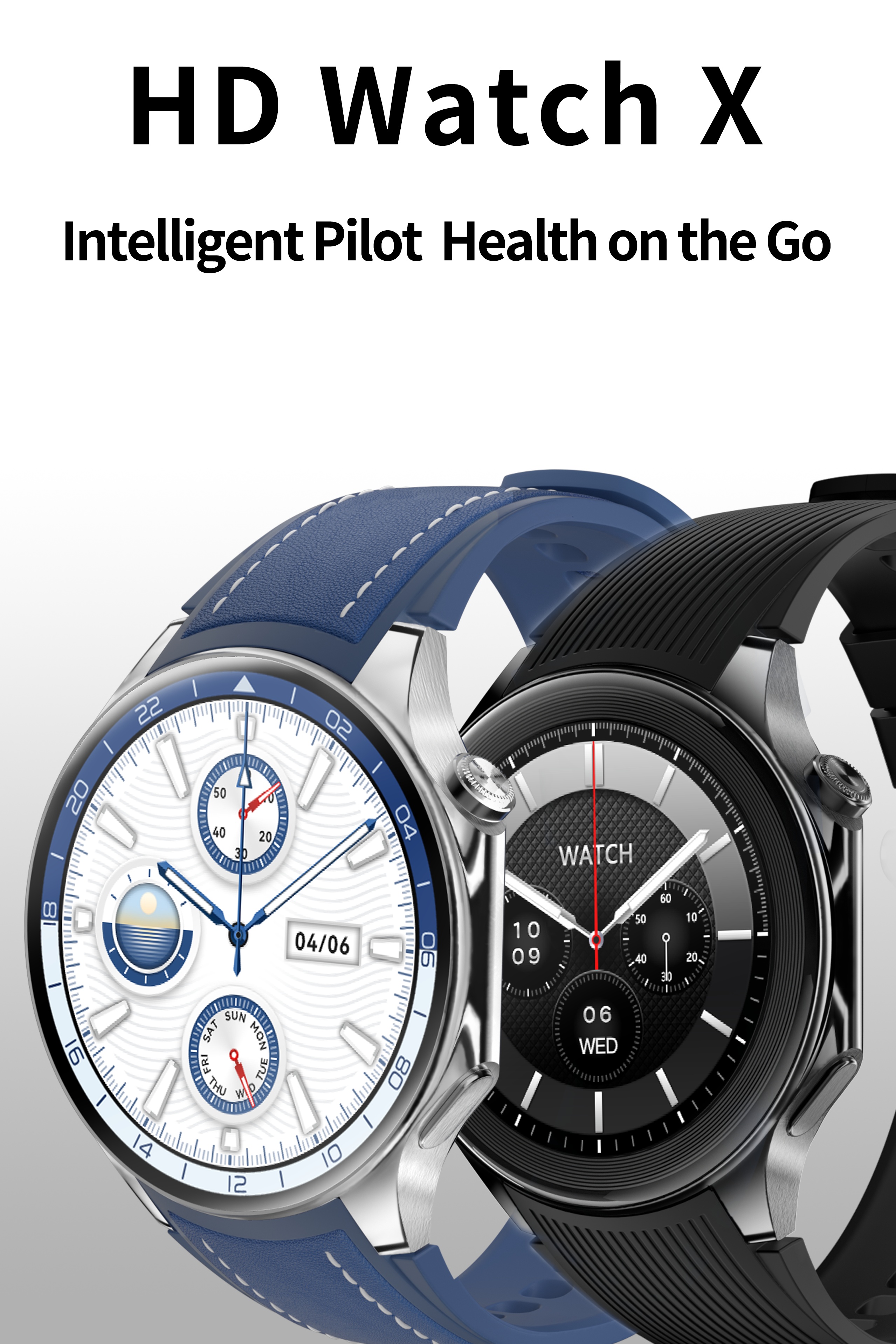 Novo Relógio X Smart Watch Man's AMOLED BT Call Men Compass GPS NFC ...