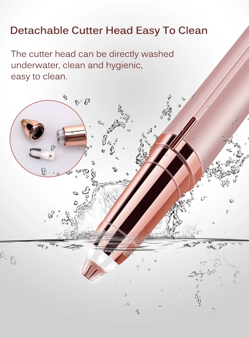 Aparador Elétrico De Sobrancelhas Removedor Sem Dor Mini Depilador | Shopee Brasil