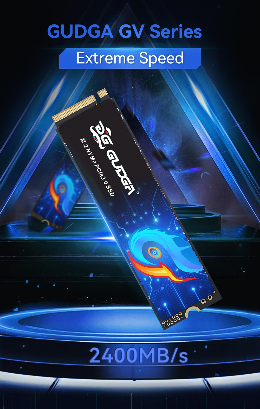 GUDGA M . 2 NVMe SSD 128GB 256GB 512GB 1TB Unidade De Estado Sólido M2 PCIE Gen3.0X4 Disco ...