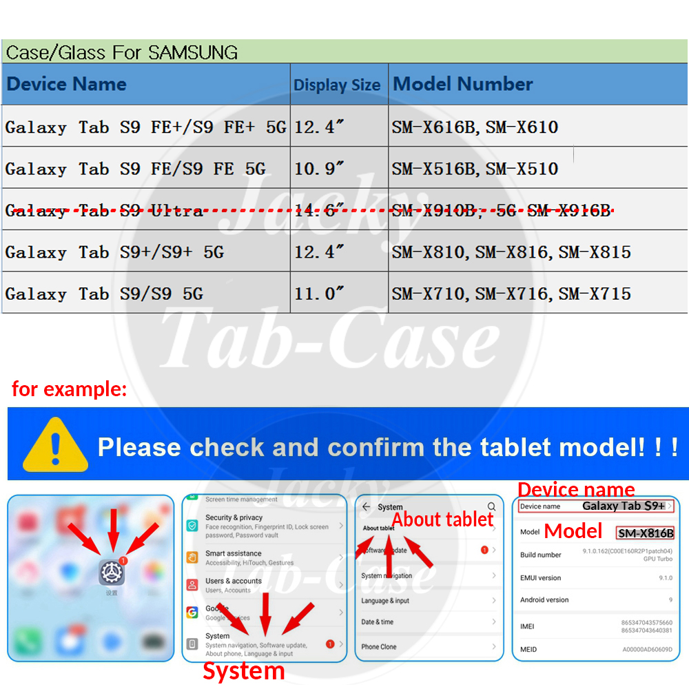 Para SAMSUNG Galaxy Tab S9 S9+ TabS9 FE+ S10+ 5G Wi-fi 12.4 11 10.9" Caso de estilo de menina de ...