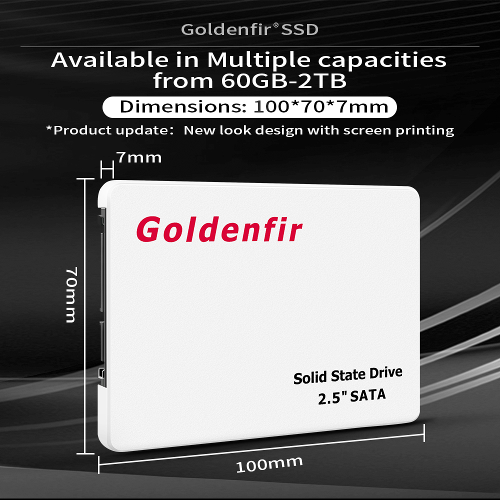 Goldenfir Sata3 SSD 128GB 240GB 480GB Disco Rígido Unidade De Estado Sólido Interna De 2.5 ...