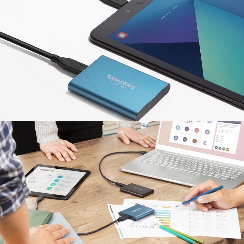 ⚡️ Samsung-Disco Rígido Externo HD 128TB/60TB SSD 30TB USB3.1-Type C De ...