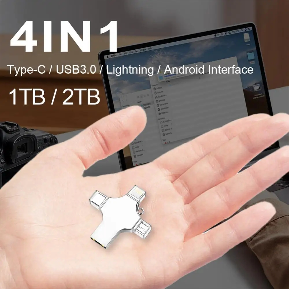 Unidade Flash Original Y-Disk 4 Em 1 USB OTG Pendrive Thumb Drive ...