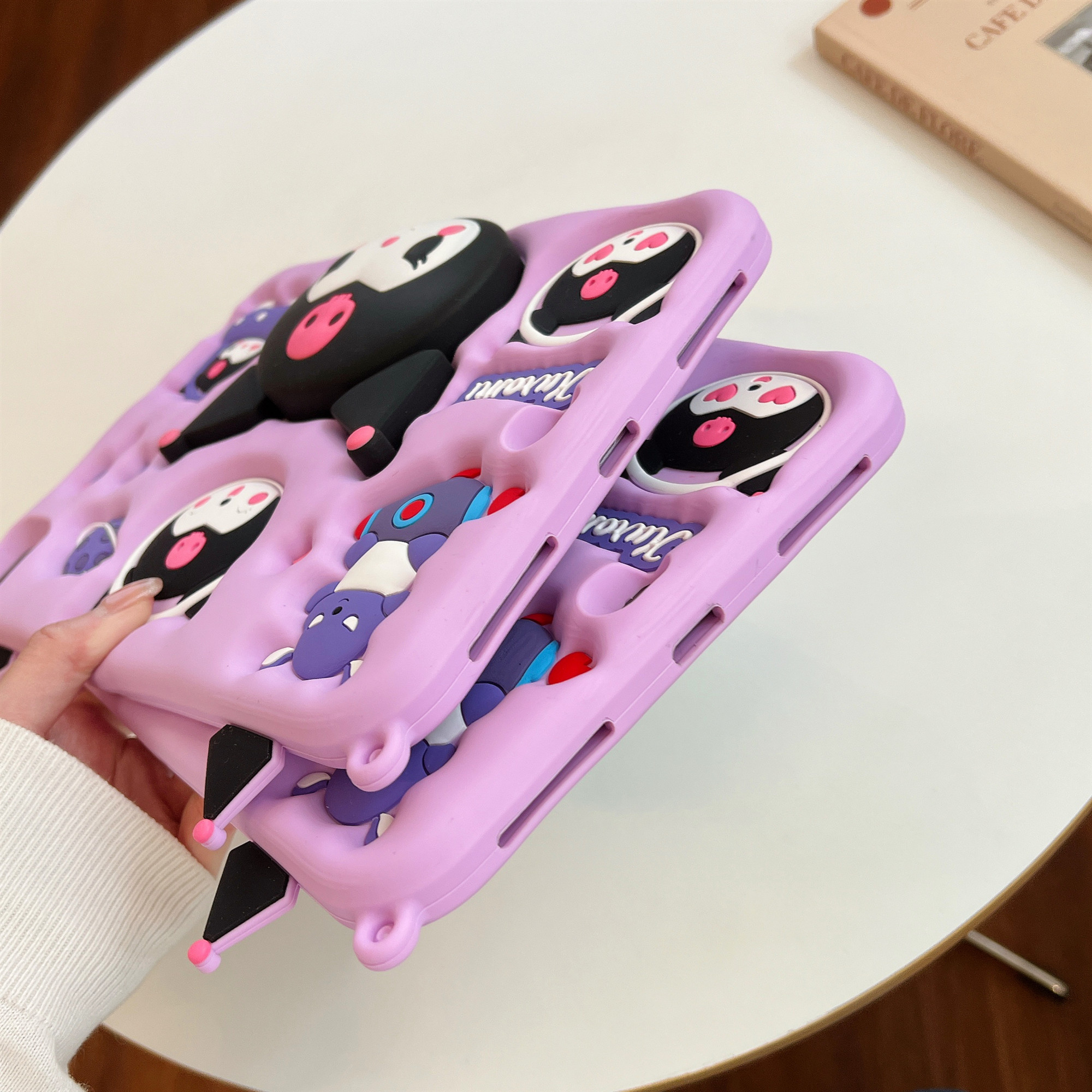 Capa Fofa Com Padrão Kuromi Compatível Samsung Tab A7 Lite 8.7 ...