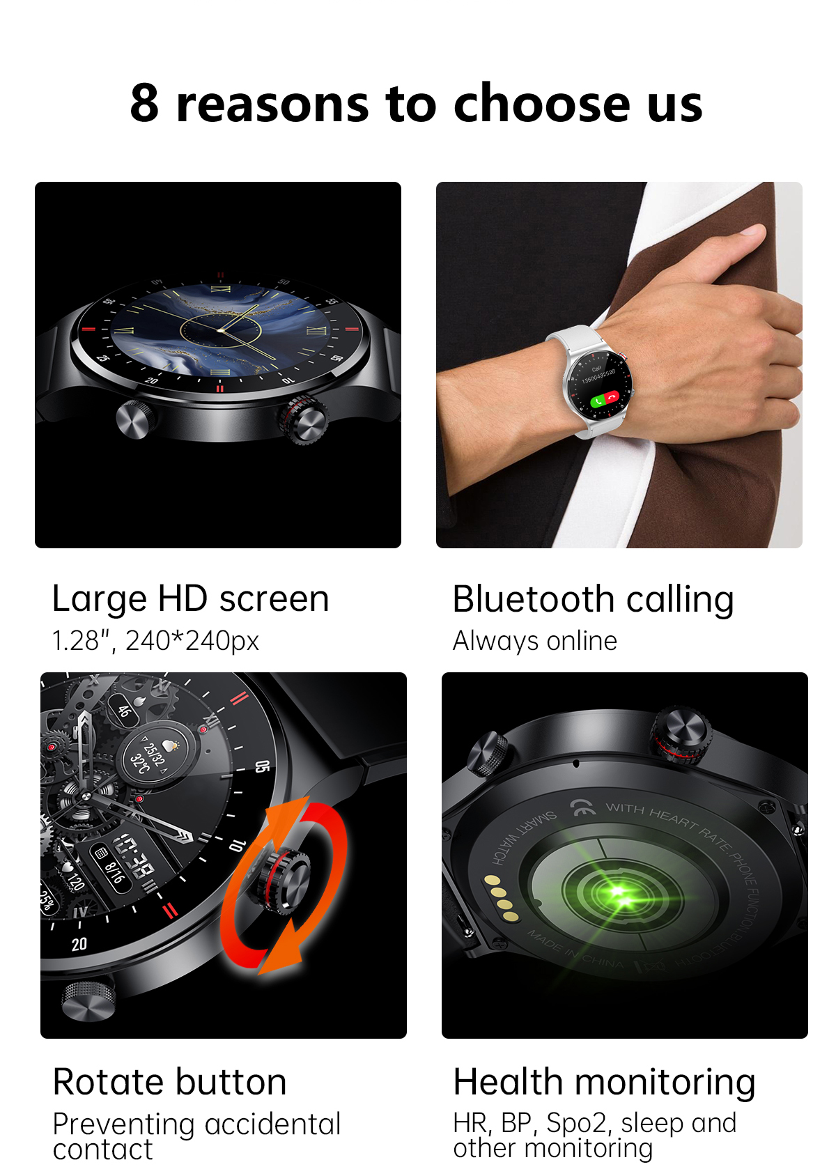 LIGE IP67 Bluetooth Relógio Inteligente À Prova D'água Chamada ...