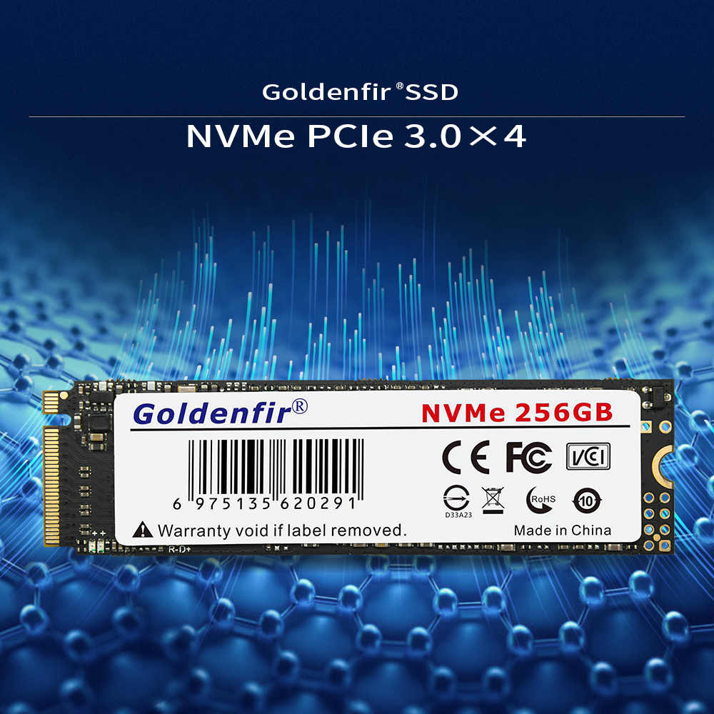 Goldenfir SSD M . 2 NVMe 1TB 512GB 256GB 128GB PCle M2 2280 Disco Rígido Interno De Estado ...