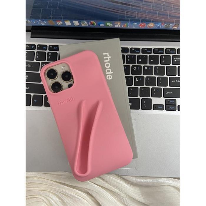 Rhode Lip Case Capa Para Telefone Lip Gloss 2 Em 1 Silicone Líquido ...