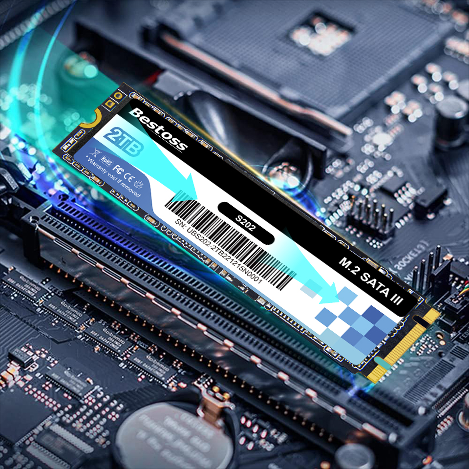 Bestoss M . 2 SATA 3.0 SSD 120GB 128GB 256GB 512GB 6Gb Unidade Interna ...