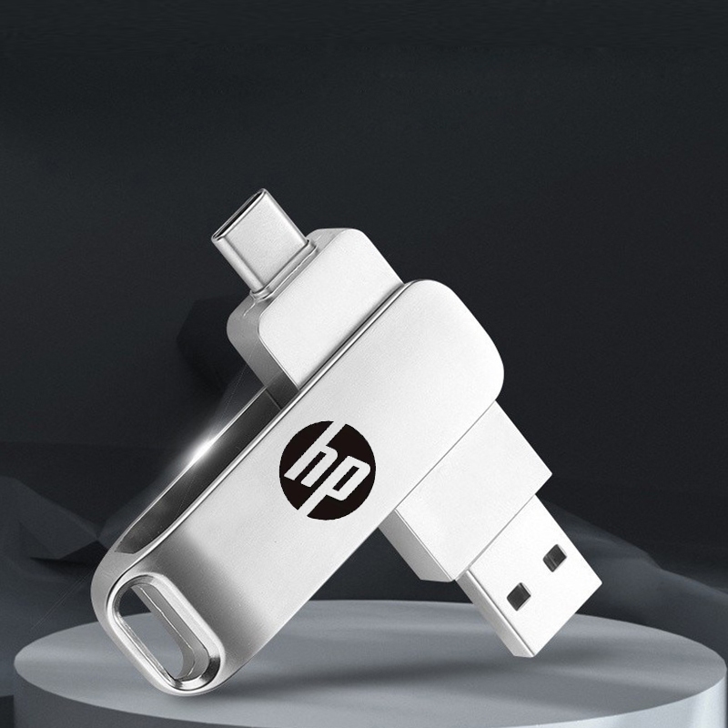 Driver de Flash dois em um Hp TYPE-C 2TB 1TB 512GB 256GB 128GB USB3.0 ...