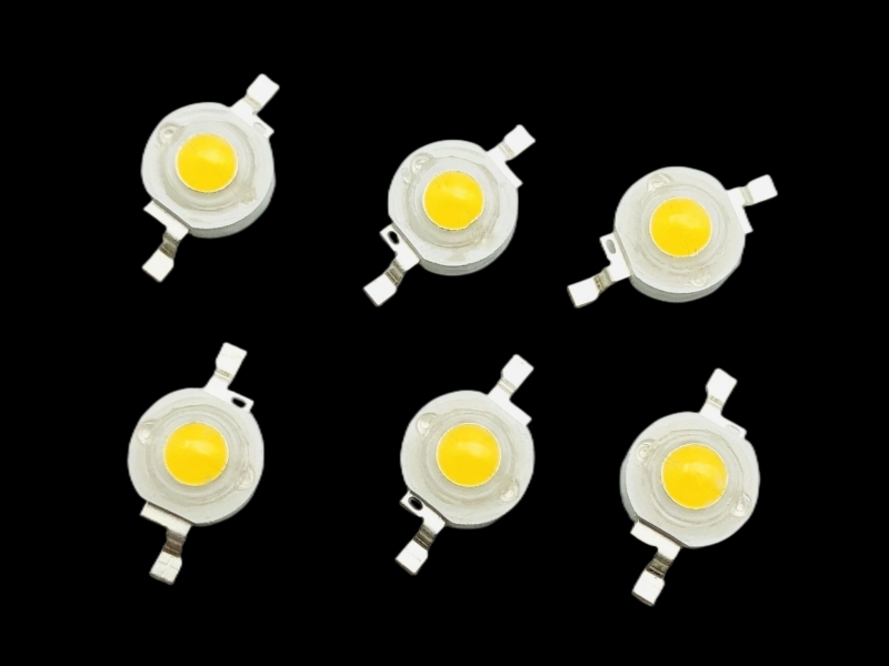 10pcs 1W 3W 5W Lâmpadas LED De Alta Potência Diodos Full Watt Branco ...