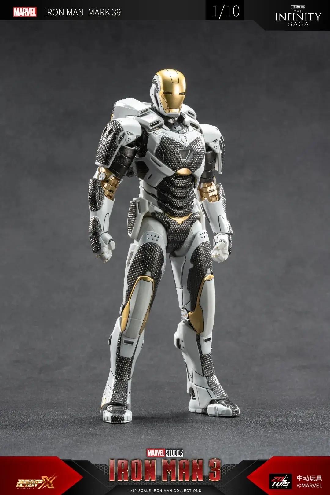 ZD Brinquedos Homem De Ferro Série Blacklash Figuras 1/10 MK33 MK39 MK17 MK21Action Figurinhas ...