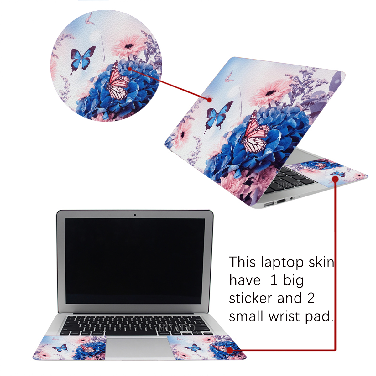 Adesivo Personalizado De Pele de Laptop 12-15,6 Polegadas Universal ...