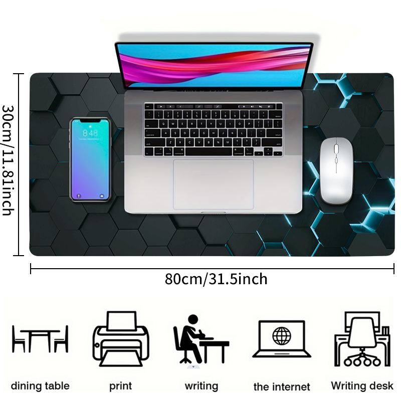 Mouse Pad XXL teclado Mouse tapete grande Mouse mesa antiderrapante ...